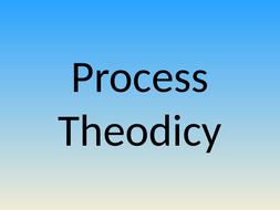 Process Theodicy as a response to the Problem of Evil by slpeacock ...