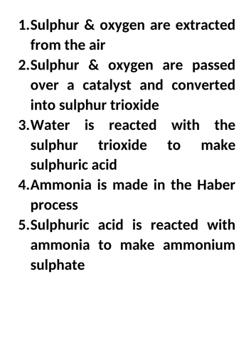 KS4 AQA GCSE Chemistry (Science) Making Fertilisers Lesson & Activities ...