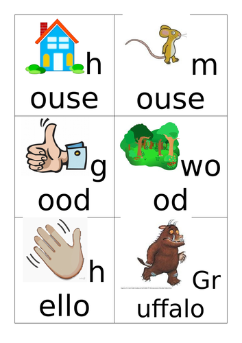 Gruffalo rhyming words | Teaching Resources