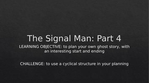 The Signal Man SoW & Resources | Teaching Resources