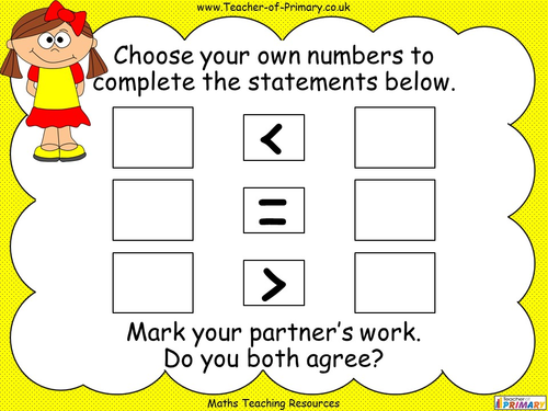 Comparing Numbers within 10 - Year 1 | Teaching Resources
