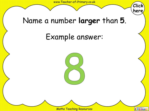 Comparing Numbers within 10 - Year 1 | Teaching Resources