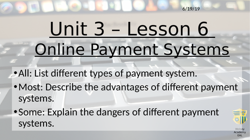 6 Ict Igcse Edexcel Unit 3 Operating Online Online Payment