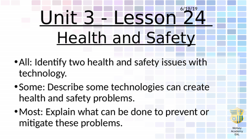 24 Ict Igcse Edexcel Unit 3 Operating Online Health And Safety