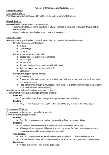 Notes on all of OCR A Biology A Level | Teaching Resources