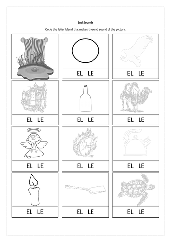 Phonics - End Sound Worksheets (SEN - EAL) | Teaching Resources