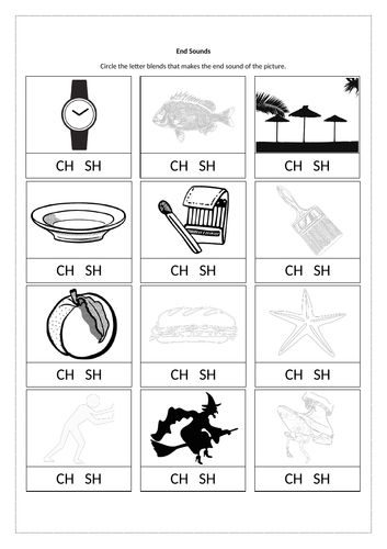 Phonics - End Sound Worksheets (SEN - EAL) | Teaching Resources