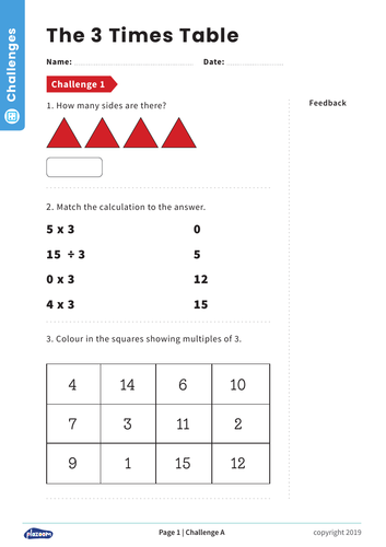 3 Times Table Resource Pack: Teaching, Practising & Investigating ... 3 Times Table Resource Pack: Teaching, Practising & Investigating ...