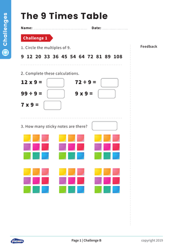 9 Times Table Resource Pack: Teaching, Practising & Investigating ... 9 Times Table Resource Pack: Teaching, Practising & Investigating ...