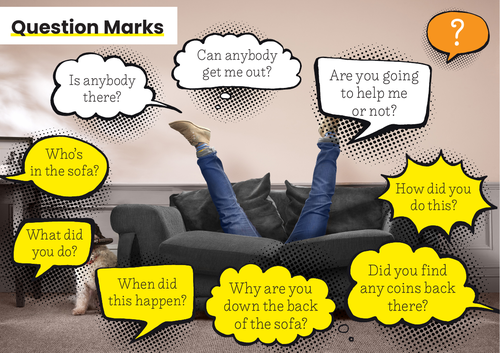 Interactive SPaG Displays: KS1 – Question Marks, Exclamation Marks ...