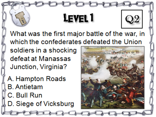Battles of the Civil War Escape Room Social Studies | Teaching Resources