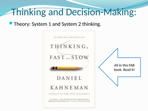 IB Psychology Cognitive Processing | Teaching Resources