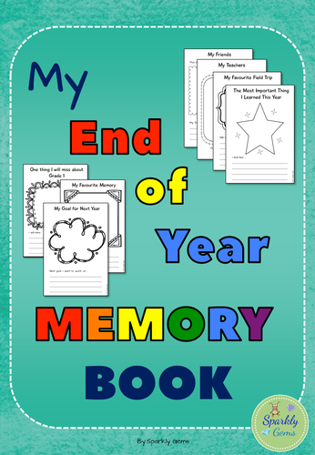 My End of Year Memory Book | Teaching Resources