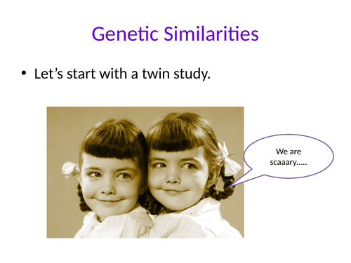 IB Psychology Genetics and Behaviour | Teaching Resources