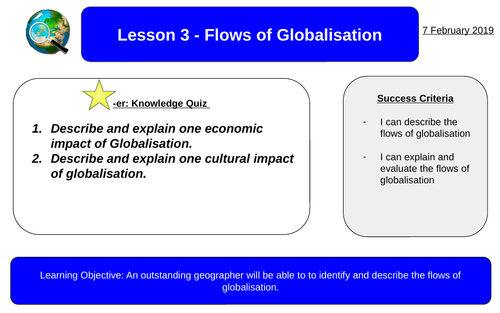 Global Governance and Systems - Lesson 3: Flows of Globalisation ...