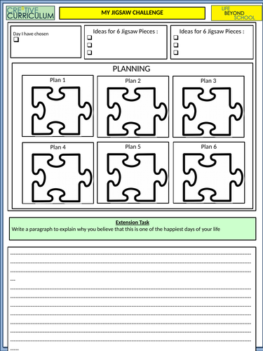Happiness and Celebration Jigsaw Project | Teaching Resources