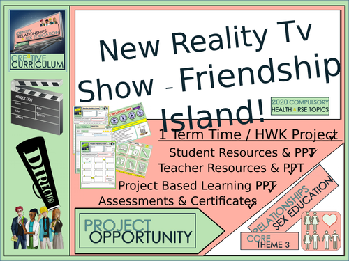 Reality TV PSHE Project | Teaching Resources