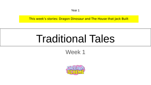 Year 1: Traditional Tales. Week 1 of 2. | Teaching Resources