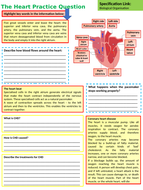 KS4 AQA GCSE Biology (Science) The Heart Lesson & Activities | Teaching ...