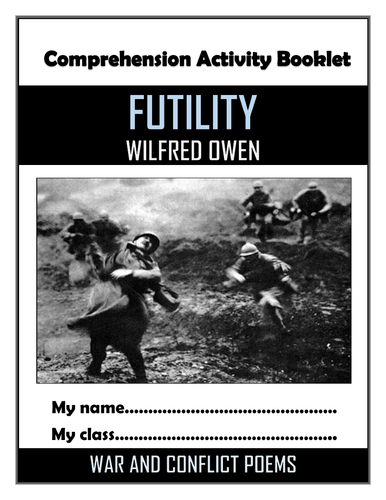 Wilfred Owen - Comprehension Activity Booklets Bundle! | Teaching Resources
