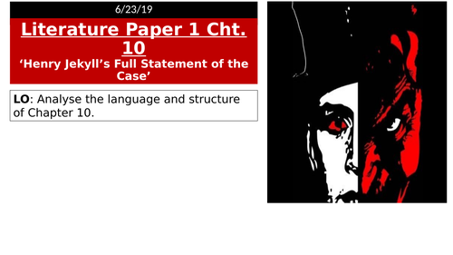 The Strange Case of Dr Jekyll and Mr Hyde: ready for teaching ...