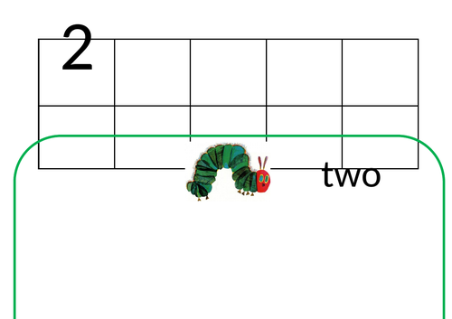 Hungry Caterpillar 10 frames | Teaching Resources