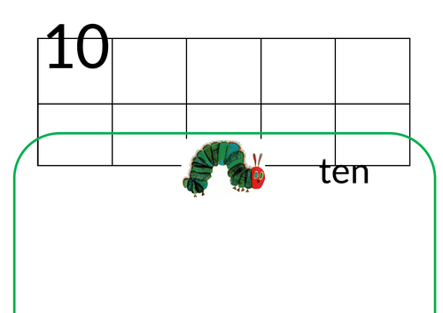 Hungry Caterpillar 10 frames | Teaching Resources