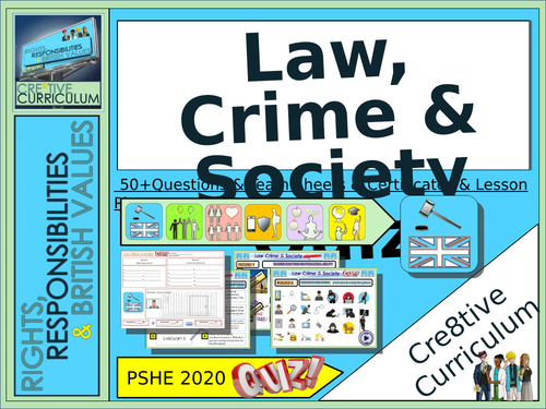 Law Crime & Society Quiz | Teaching Resources