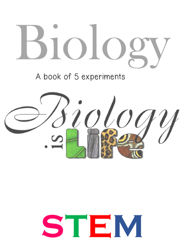 STEM - Biology Experiments Activities - Grades 3 to 6 | Teaching Resources
