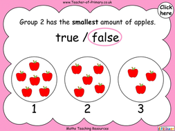 Ordering Objects - Year 1 | Teaching Resources