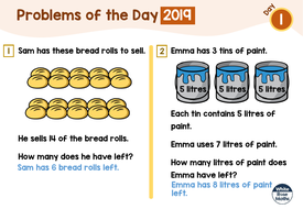 WRM - Problem of the Day - Full Set - 2019 | Teaching Resources