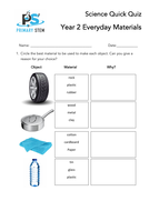 Primary Science Quick Quizzes Year 2 | Teaching Resources