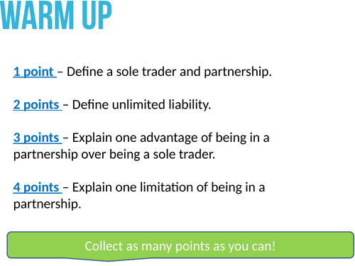 Private Limited Companies GCSE Business 9-1 Unit 1.4 (2 lessons ...