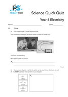 Primary Science Quick Quizzes Year 6 | Teaching Resources