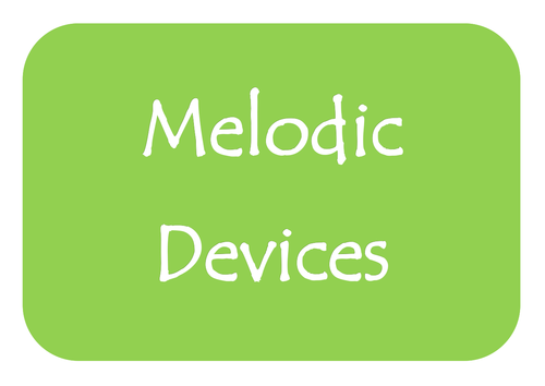 Harmonic and Melodic Devices Poster and Display | Teaching Resources