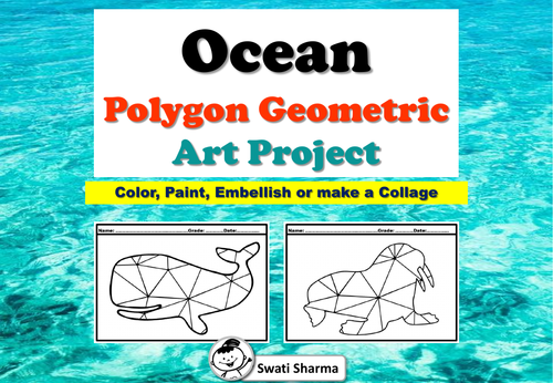Ocean Polygon, Geometric Art Project | Teaching Resources