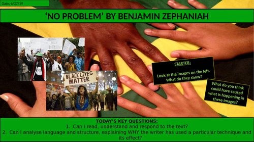 No Problem - Conflict Poetry | Teaching Resources