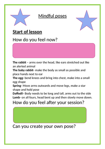 Mindful activities - SEMH | Teaching Resources