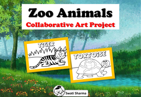 Zoo Animals Collaborative Art Project | Teaching Resources