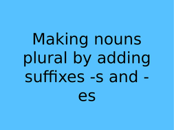 BUNDLE KS1 Adding suffixes -s, -es to words to make plurals: Worksheets ...