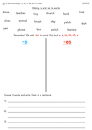 BUNDLE KS1 Adding suffixes -s, -es to words to make plurals: Worksheets ...