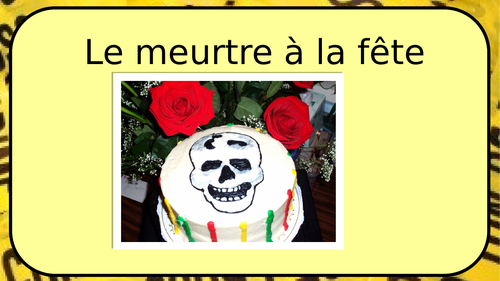 Studio French Murder Mystery - Module1 Qui suis-je? | Teaching Resources