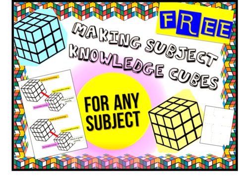Revision Cubes | Teaching Resources