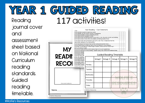 Guided Reading Activities Year 1 | Teaching Resources
