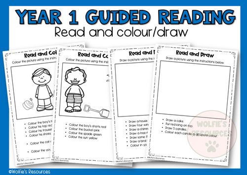 Guided Reading Activities Year 1 | Teaching Resources