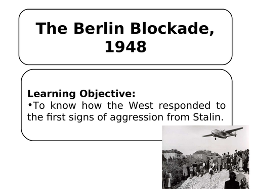 Berlin Blockade and Airlift | Teaching Resources
