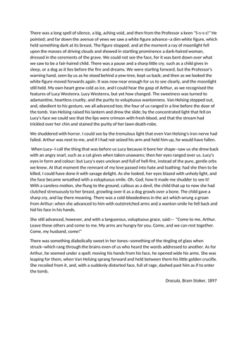 Gothic presentation and accompanying extract for Component 2 of OCR ...