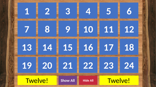 The Interactive Memory Game [Fully editable] | Teaching Resources