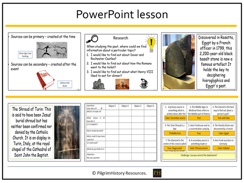 Historical Sources - history skills | Teaching Resources