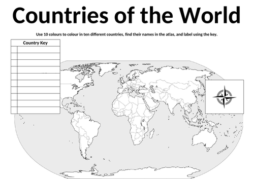 Continents, Countries & Oceans | Teaching Resources